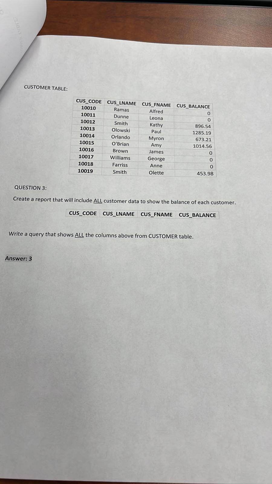 Solved CHAR TABLE: CHAR_TRIP CHAR_DATE AC_NUMBER | Chegg.com