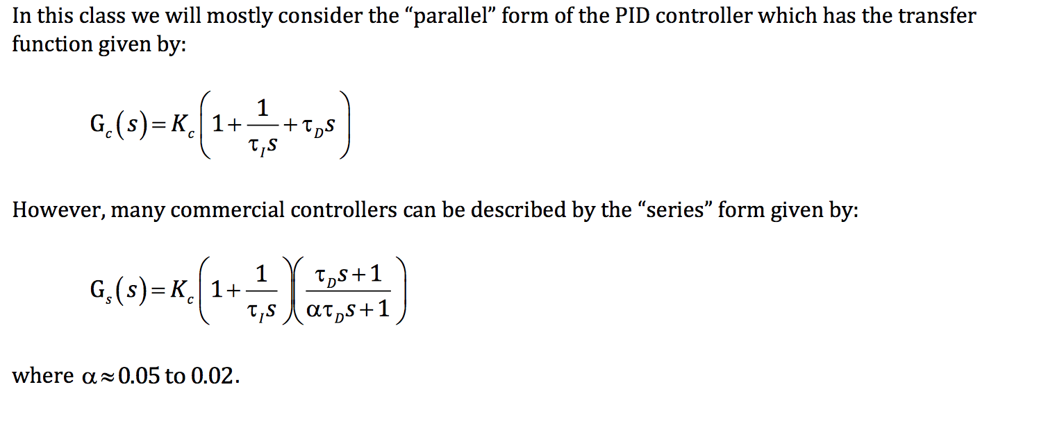 Solved In this class we will mostly consider the “parallel” | Chegg.com