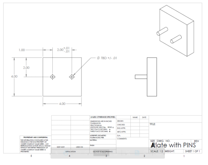 You are designing two plates that must mate together; | Chegg.com