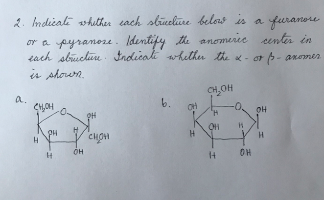 Solved 2. Indicate whether each structure below is a | Chegg.com