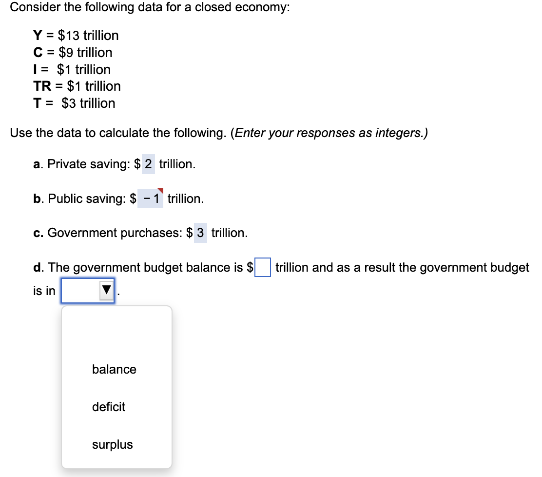Solved Consider the following data for a closed | Chegg.com