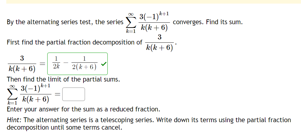 By the alternating series test, the series | Chegg.com