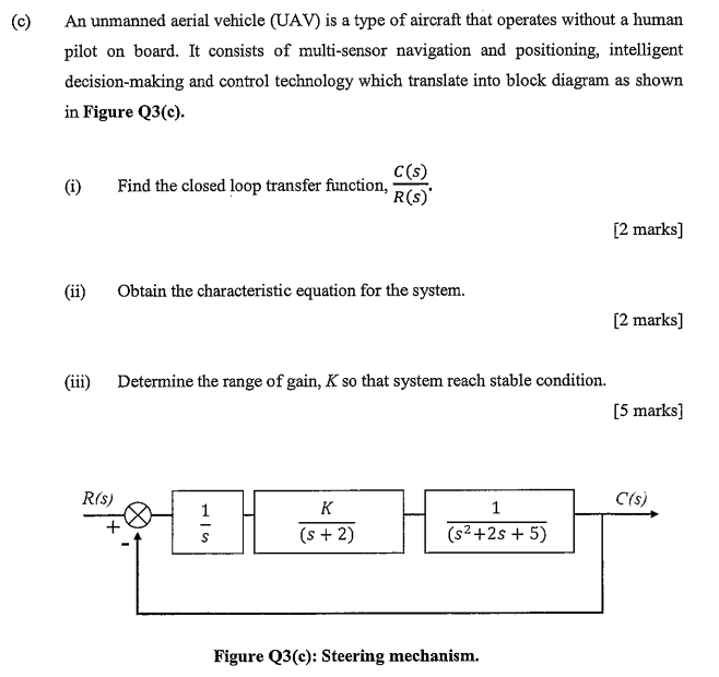Solved QUESTION 3 (a) A second-order linear system is a | Chegg.com