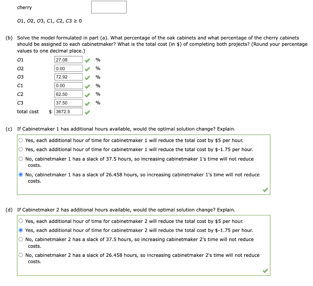 Solved A linear programming computer package is needed. | Chegg.com