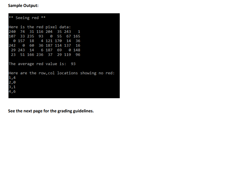 Cis 1111 2d Arrays And Vectors Assignment 20 Points