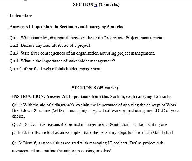 Solved SECTION A (25 marks) Instruction: Answer ALL | Chegg.com