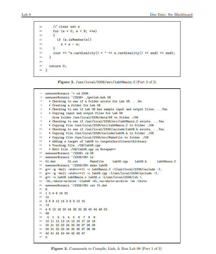 Solved Lab 8 Due Date See Blackboard Source File Input