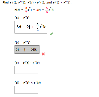 Solved Find r"(t), r"(t), r"(t) r"(t), and r"(t) xr"(t). | Chegg.com