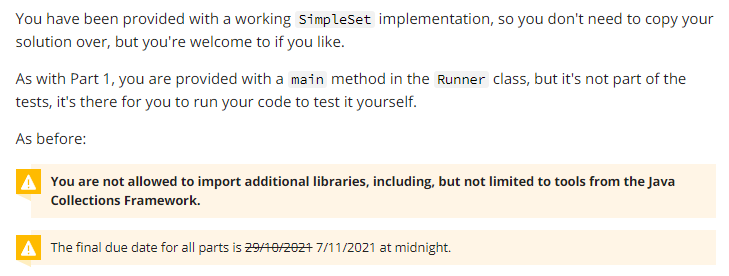 Solved Building Some Operations to Manipulate Sets The final | Chegg.com
