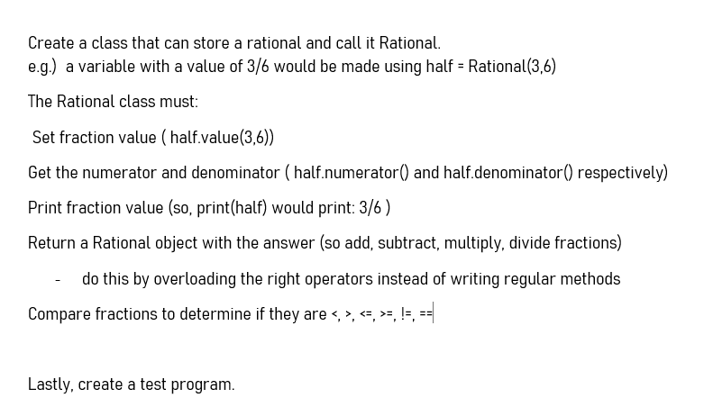 Solved Im Having Trouble Writing A Code For This Class For