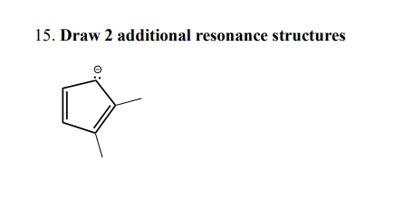Solved Draw the indicated number of contributing resonance | Chegg.com