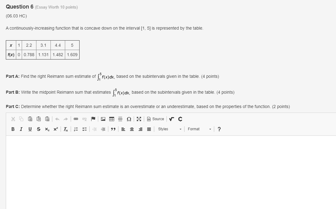 Solved Question 3(Multiple Choice Worth 6 points) (06.02 MC) | Chegg.com