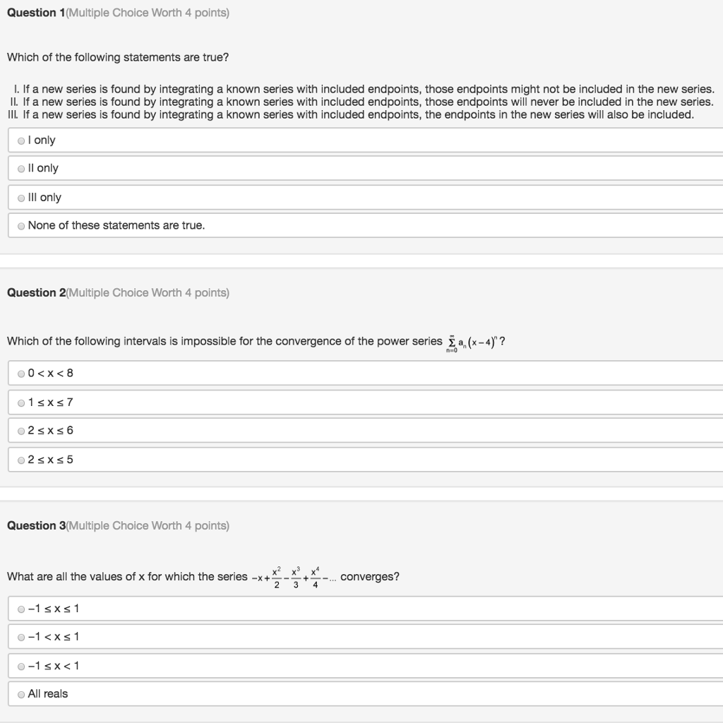Solved Question 1(Multiple Choice Worth 4 points) Which of | Chegg.com