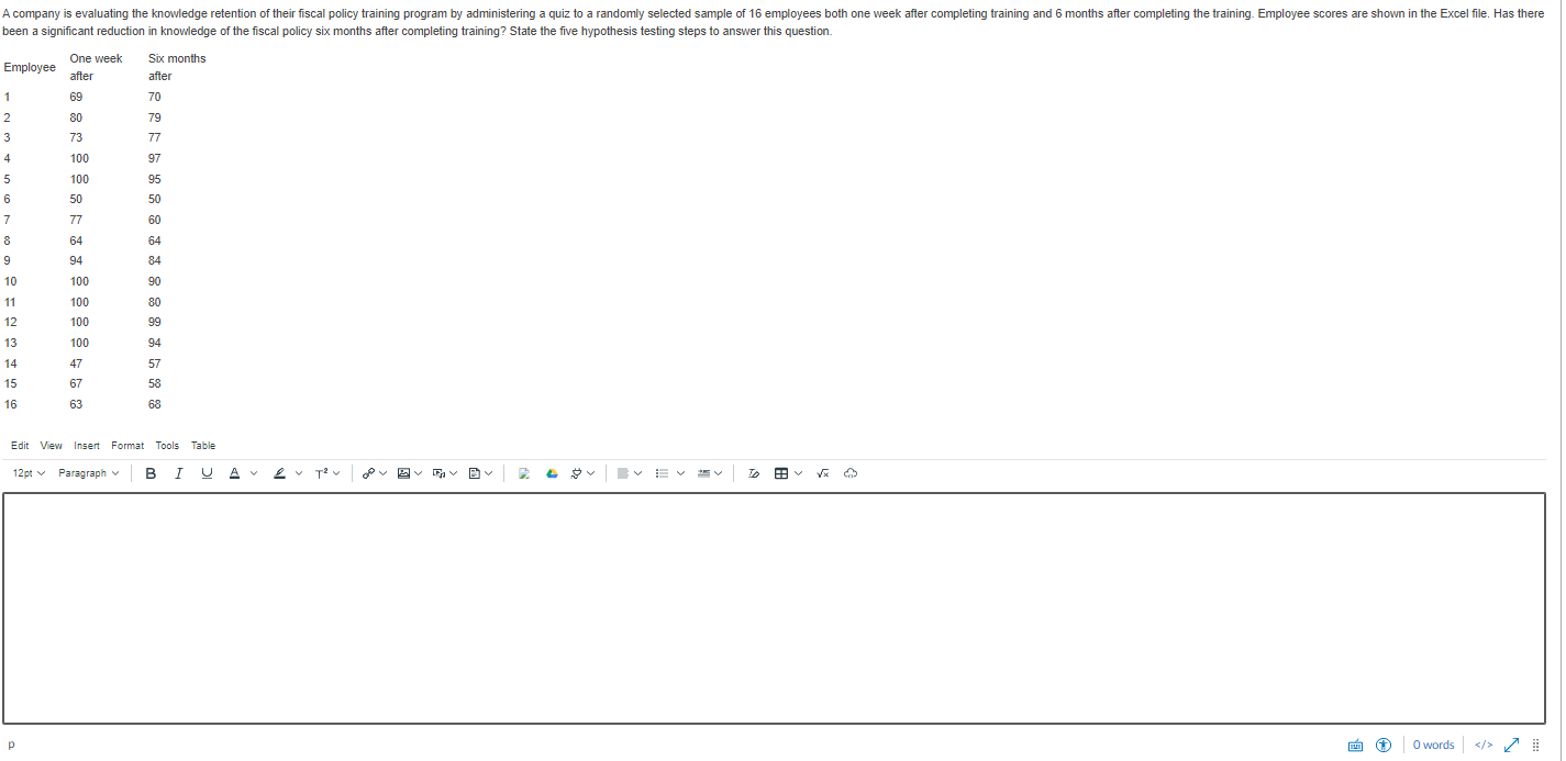 Solved Edit Vew Insert Format Tools Table | Chegg.com