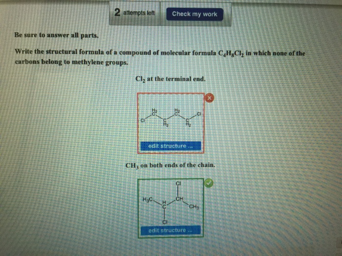 Solved Write the structural formula of a compound of | Chegg.com