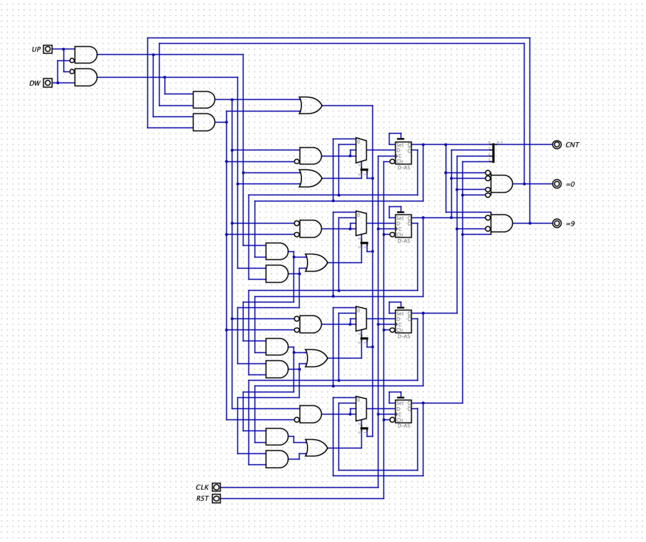 You are provided with a up-down decimal counter in | Chegg.com