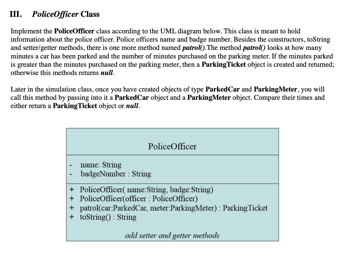 Solved Parking Ticket Simulation For this programming | Chegg.com