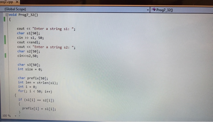 Solved Section 7. 7.32 (Longest common prefix) Rewrite the | Chegg.com