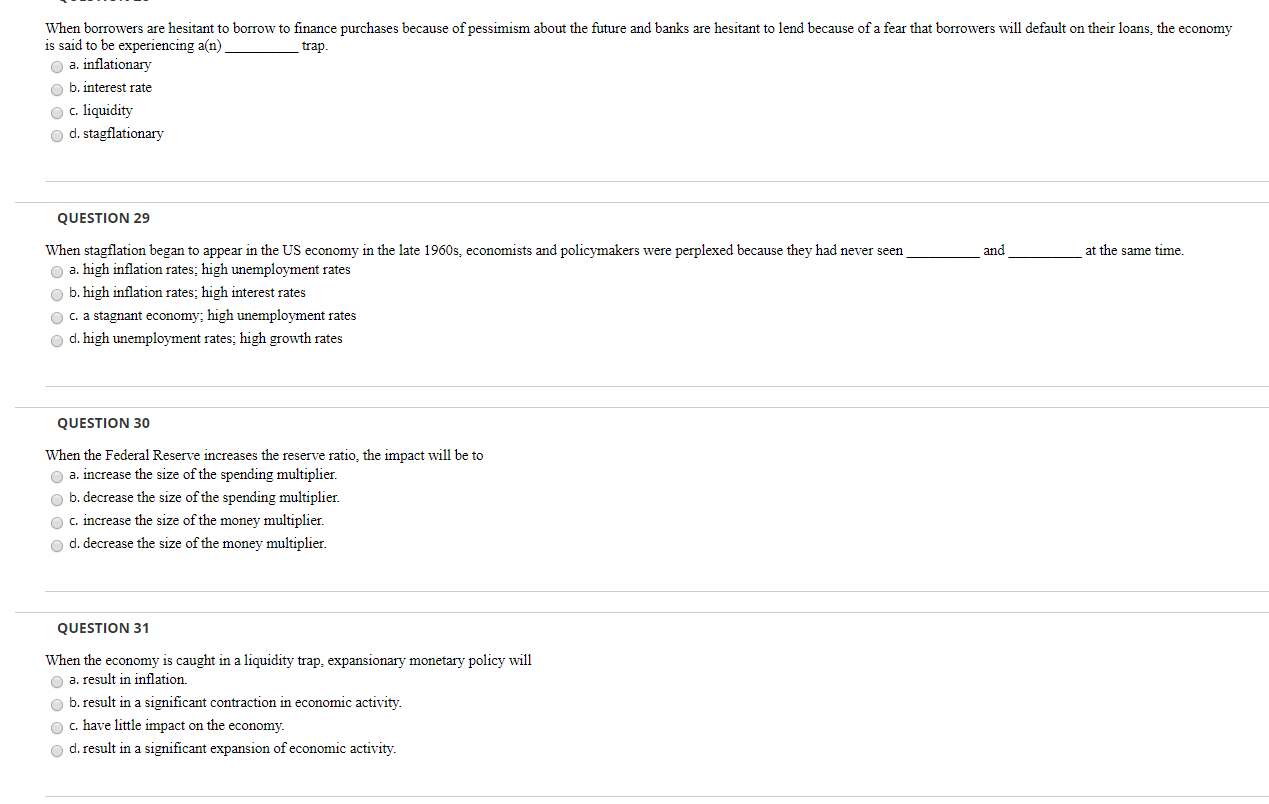 Solved When borrowers are hesitant to borrow to finance | Chegg.com