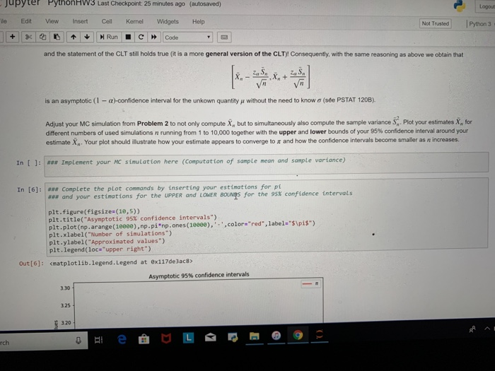 Solved jupyter PythonHW3 Last Checkpoint: 25 minutes ago | Chegg.com