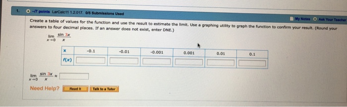 Solved Create a table of values for the function and use the | Chegg.com