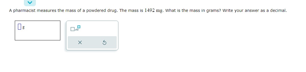 Solved A pharmacist measures the mass of a powdered drug. | Chegg.com
