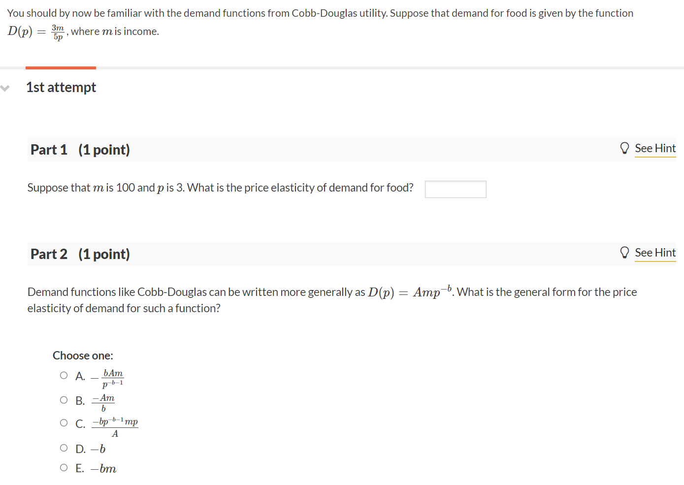 Solved You should by now be familiar with the demand | Chegg.com