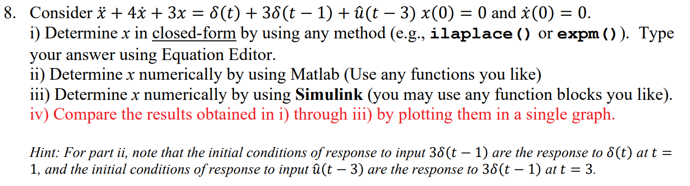 Solved Specifically Part iii) Please show a model within | Chegg.com