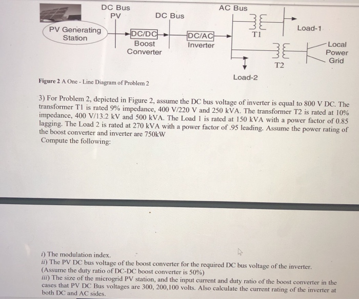 Solved AC Bus DC Bus PV Load- DC Bus pv GeneratingDC/DDC/AC | Chegg.com