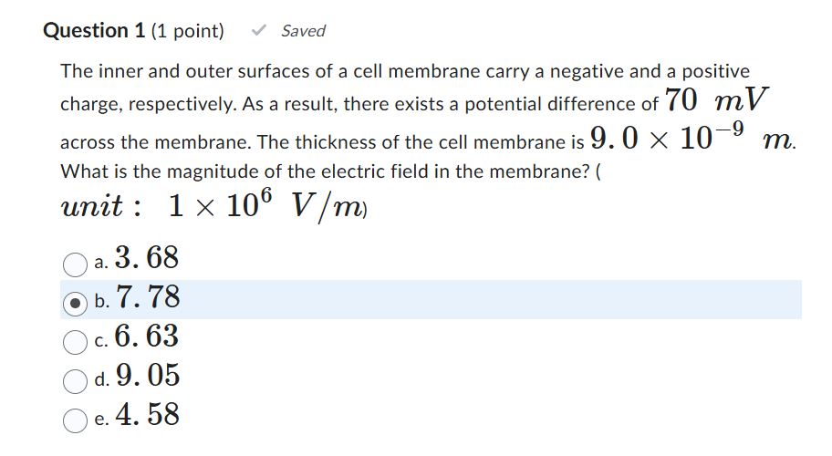 Solved Question 1 (1 ﻿point) ﻿SavedThe inner and outer | Chegg.com