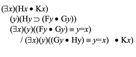 Solved Symbolic logic question: Construct a formal proof | Chegg.com