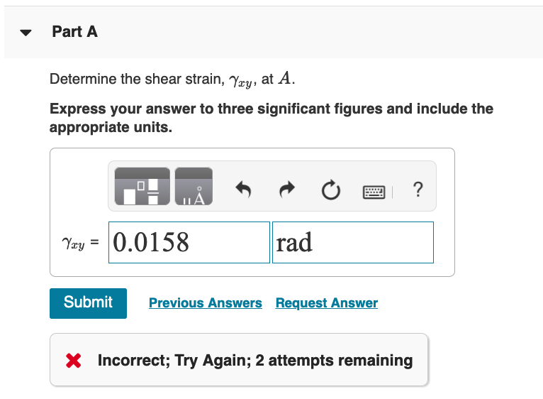 Solved The triangular plate is fixed at its base, and its | Chegg.com