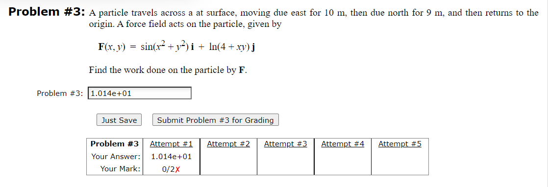 Solved Problem #3: A particle travels across a at surface, | Chegg.com