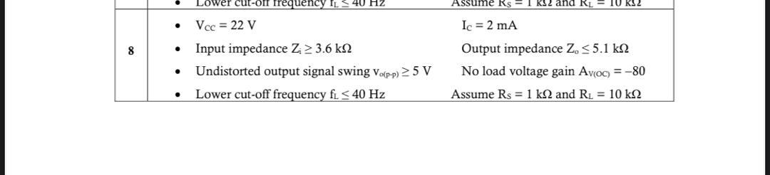 Lower cut-off frequency 40 HZ Assume Rs KS2 and Ri 10 | Chegg.com