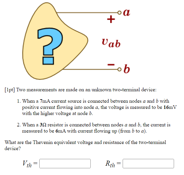 Solved [1pt] Two measurements are made on an unknown | Chegg.com
