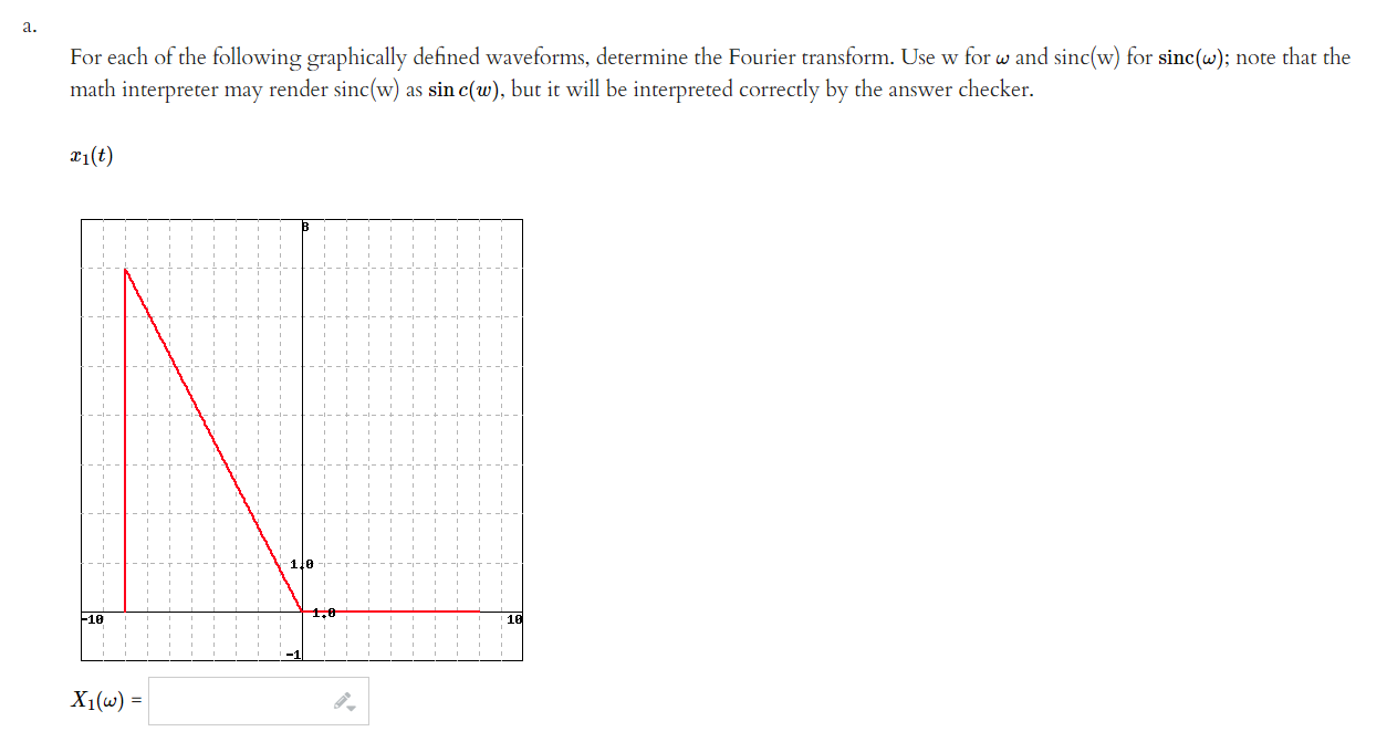 For each of the following graphically defined | Chegg.com
