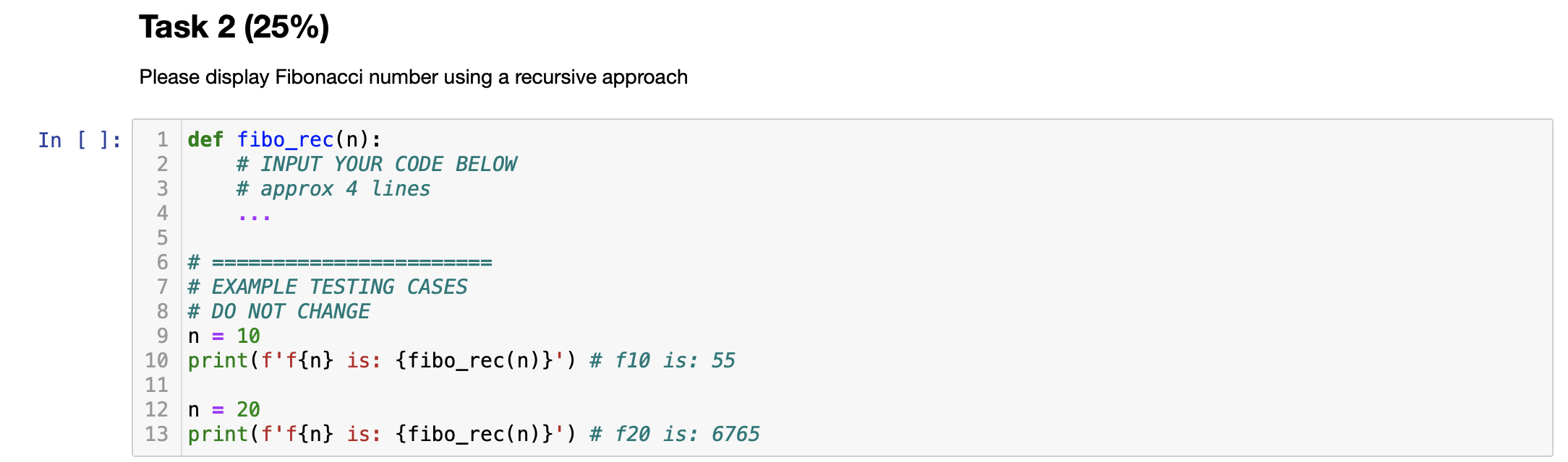 Solved Fibonacci number The Fibonacci numbers are 0, 1, 1, | Chegg.com