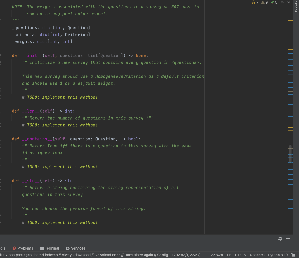 Solved Can you read the following code and try to complete | Chegg.com