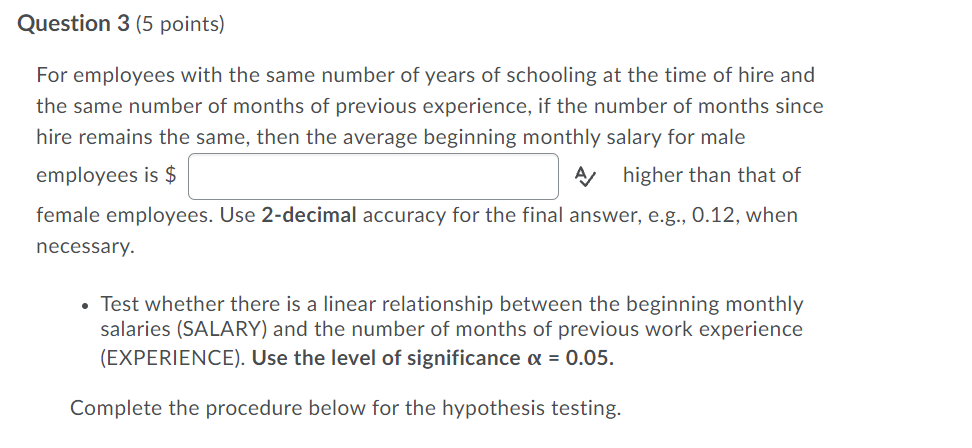 Solved [Chapter 7] Linear Regression A data analyst wishes | Chegg.com