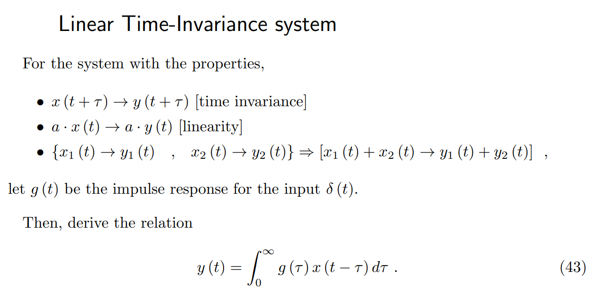 Solved - x(t+τ)→y(t+τ) [time invariance] - a⋅x(t)→a⋅y(t) | Chegg.com