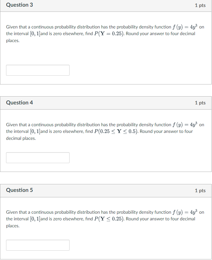 Solved Given that a continuous probability distribution has | Chegg.com