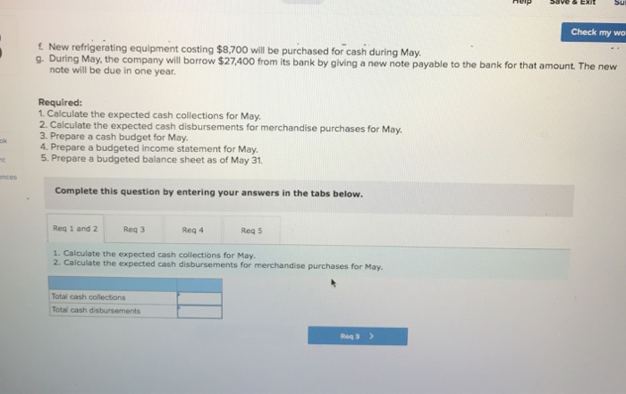 Solved Saved Help Save & Exit Su Check my wo Minden Company | Chegg.com
