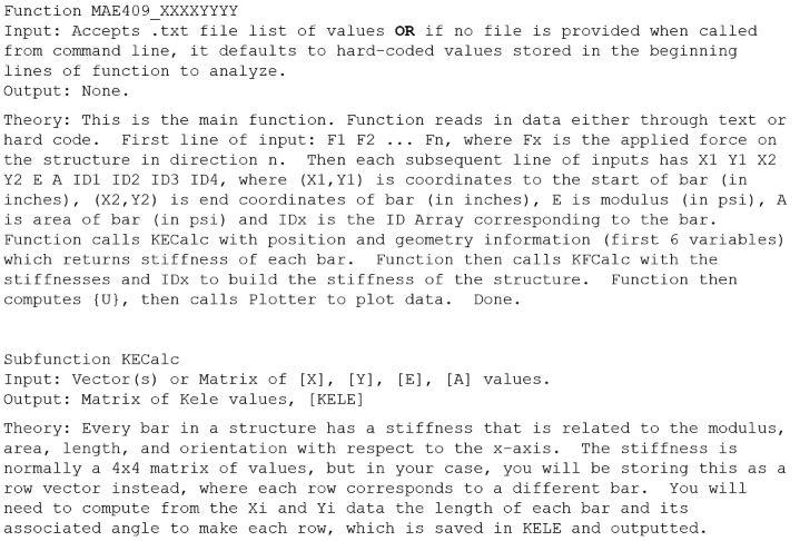 Prompt: Create a MATLAB code to analyze a truss. | Chegg.com