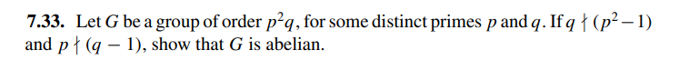Solved Solve using applications of sylow theorems. Please | Chegg.com