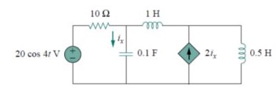 Solved Find the ix by using nodal analysis (branch current | Chegg.com