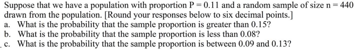 Solved Suppose that we have a population with proportion P | Chegg.com