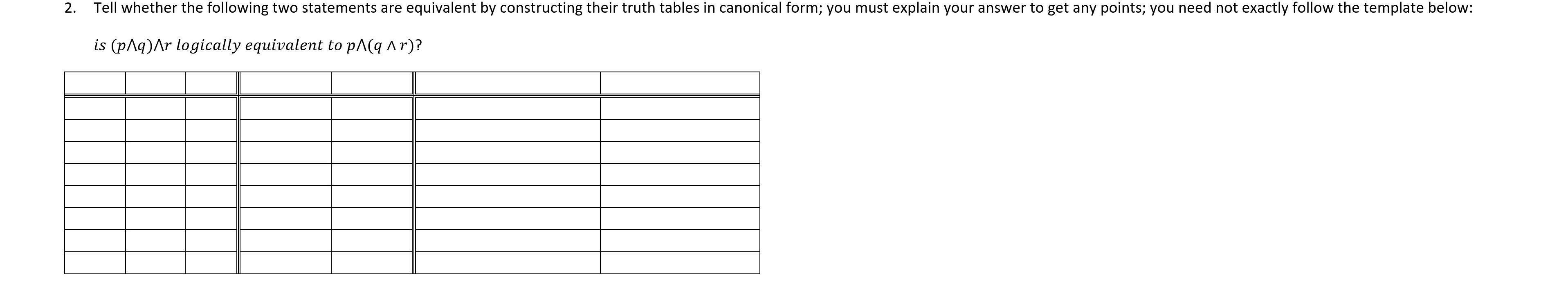 Solved Determine if the following two statements are | Chegg.com