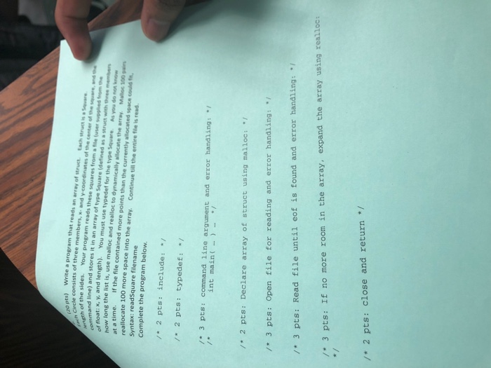 Solved ts)Write a program that reads an array of struct Each | Chegg.com