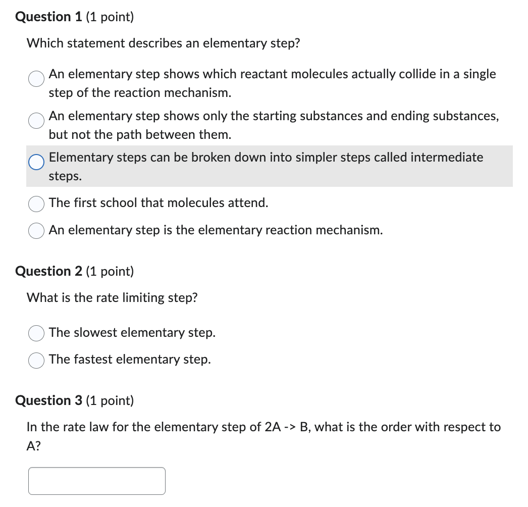 Solved Question 1 (1 point) Which statement describes an | Chegg.com