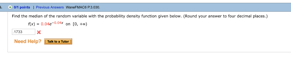 Solved 5. 0/1 points | Previous Answers WaneFMAC6 P.3.030 | Chegg.com